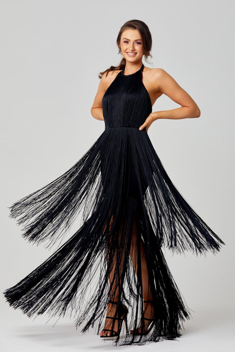 Octavia 20’s Inspired Fringe Evening Dress – PO833 | Sentani Boutique